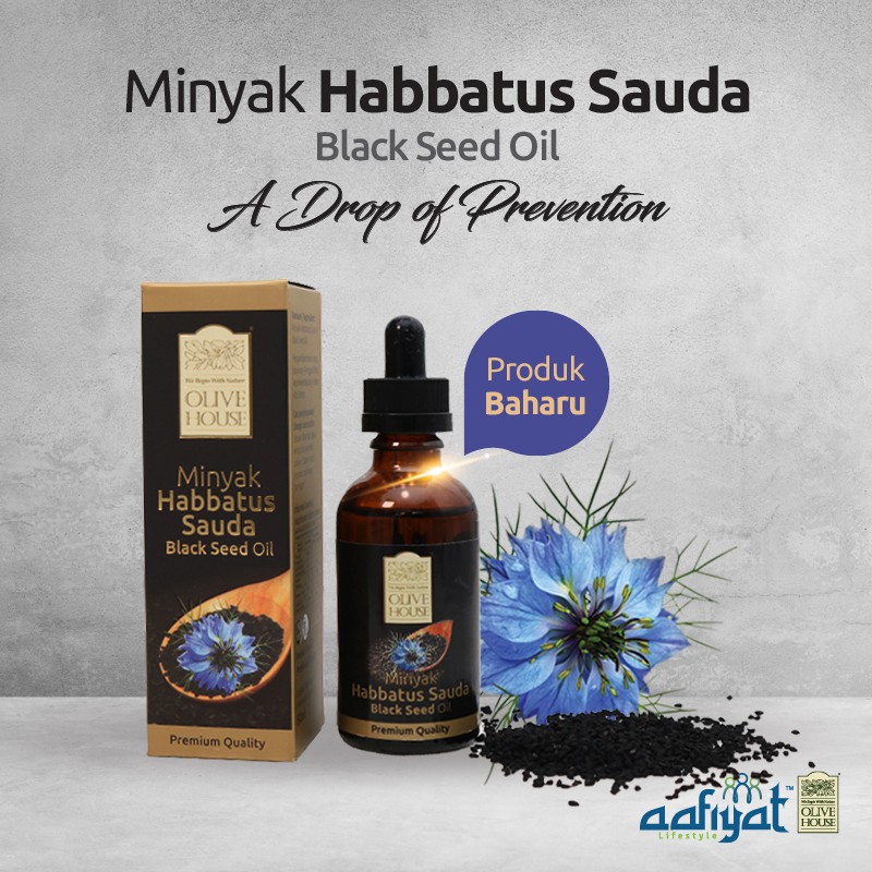 Black Seed Oil / Minyak Habbatus Sauda by Olive House 50ml (Expiry Date ...