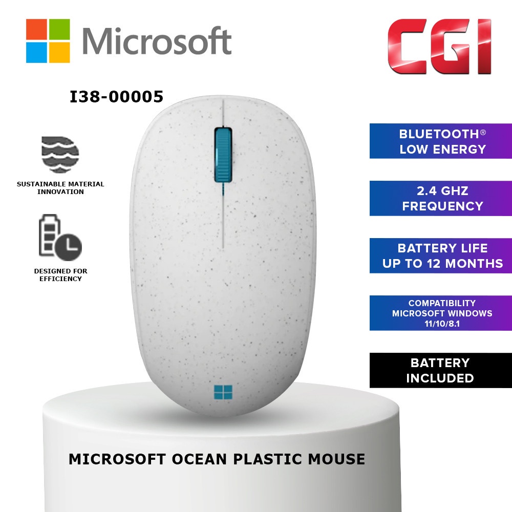 Microsoft Ocean Plastic Bluetooth Mouse I38-00005 | Shopee Malaysia