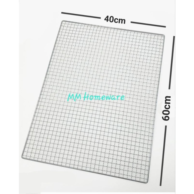 Stainless Steel BBQ Barbecue Grill Net / Jaring BBQ / Jaring Bakar BBQ ...