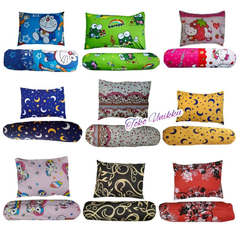 Pillowcase Bolster Doraemon Hello Kitty Keroppi Stitch Manohara Litte ...