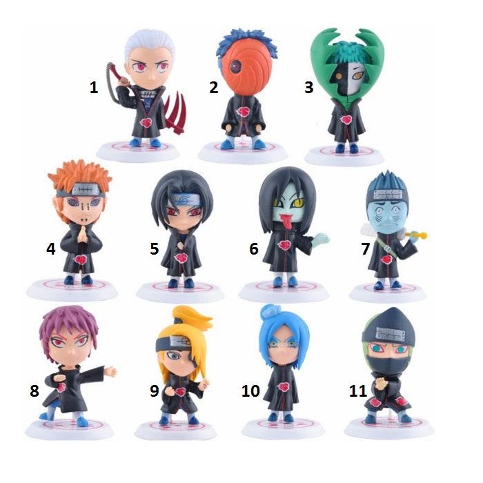 Action Figure Naruto Shippuden Akatsuki Version Figure Akatsuki Naruto ...