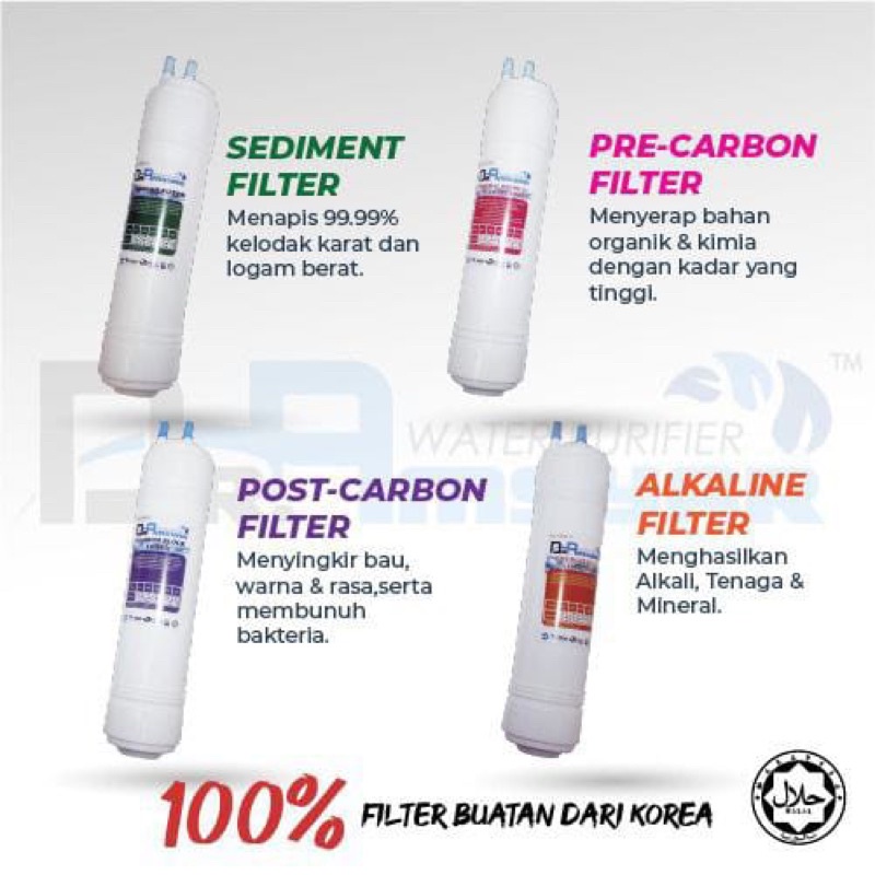 Filter Semua Jenis Jenama Penapis Air OEM Halal Mudah Pasang | Shopee ...