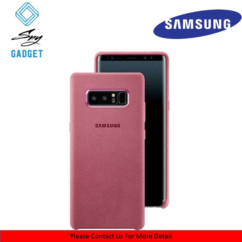 Original Samsung Galaxy Note 8 Alcantara Cover Case (Pink) | Shopee ...