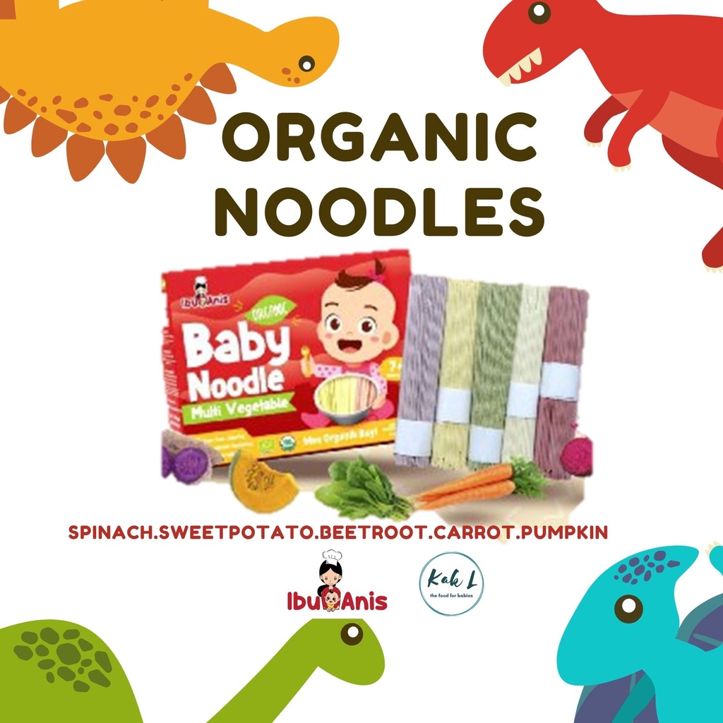 IBU ANIS BABY NOODLES MEE SAYUR BAYI MI ORGANIK DAN VEGE VEGGIE PASTA ...