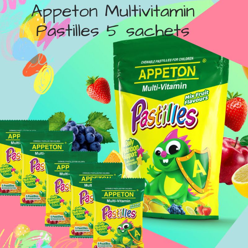 Appeton Multivitamin Pastilles 5 sachets (Mixed Flavours) | Shopee Malaysia