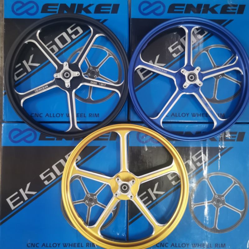 ENKEI 505 FG505 EK505 MATT COLOUR Y125Z/LC5S Y15ZR 1.6X1.85-17 ...
