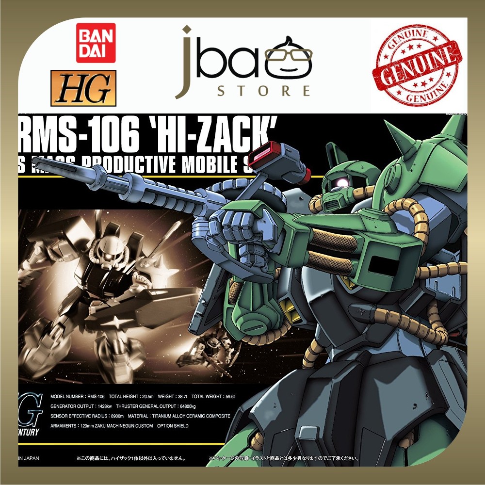 Bandai 1/144 RMS-106 Hi-Zack Gundam Model Kits HGUC 012 | Shopee Malaysia