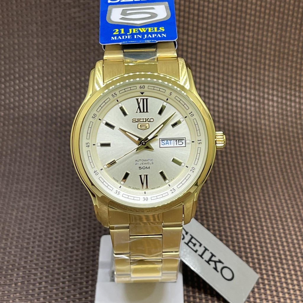 Seiko 5 SNKP20J1 Automatic Stainless Steel Round Date Analog Men's ...