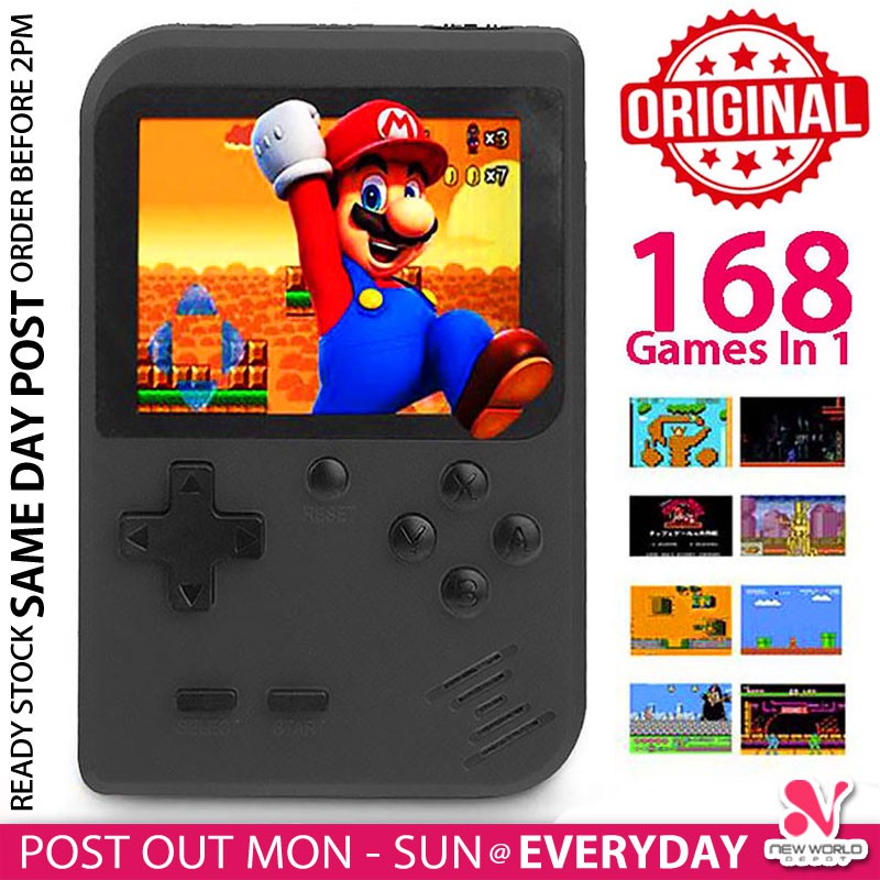 𝗥𝗘𝗖𝗛𝗔𝗥𝗚𝗘𝗔𝗕𝗟𝗘 》 Retro Game Console Mini Palm Super Mario Contra Sonic AV ...