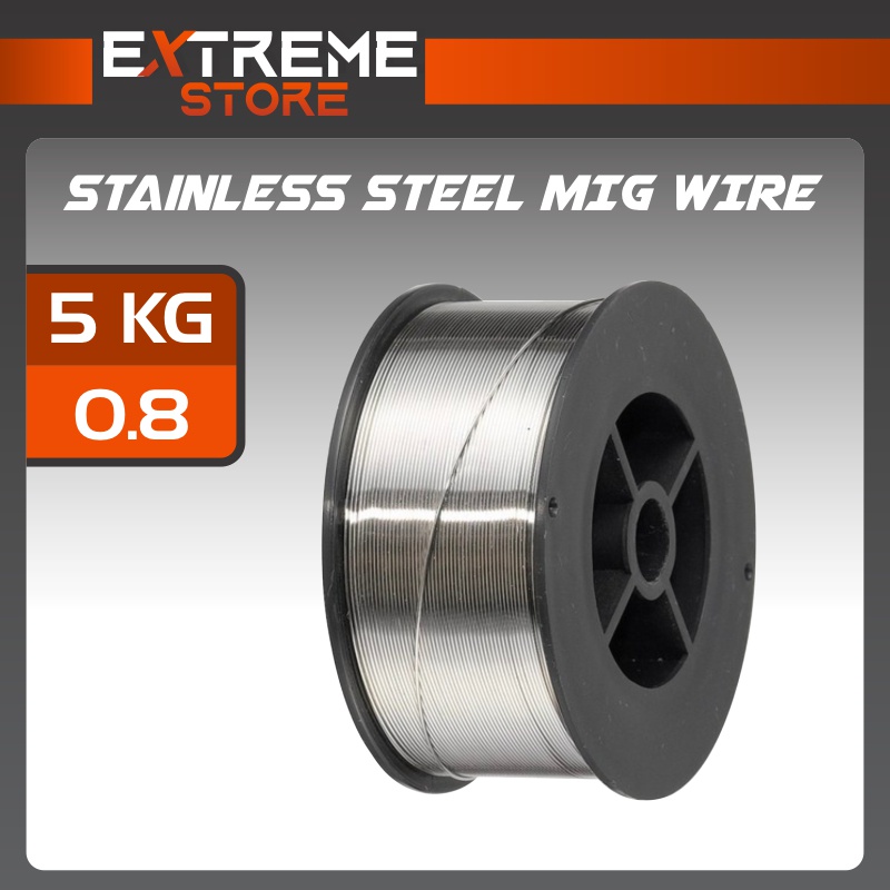 STAINLESS STEEL MIG WIRE CO2 WELDING WIRE Roll 0.8mm x 5kg ER308LSi | Shopee Malaysia