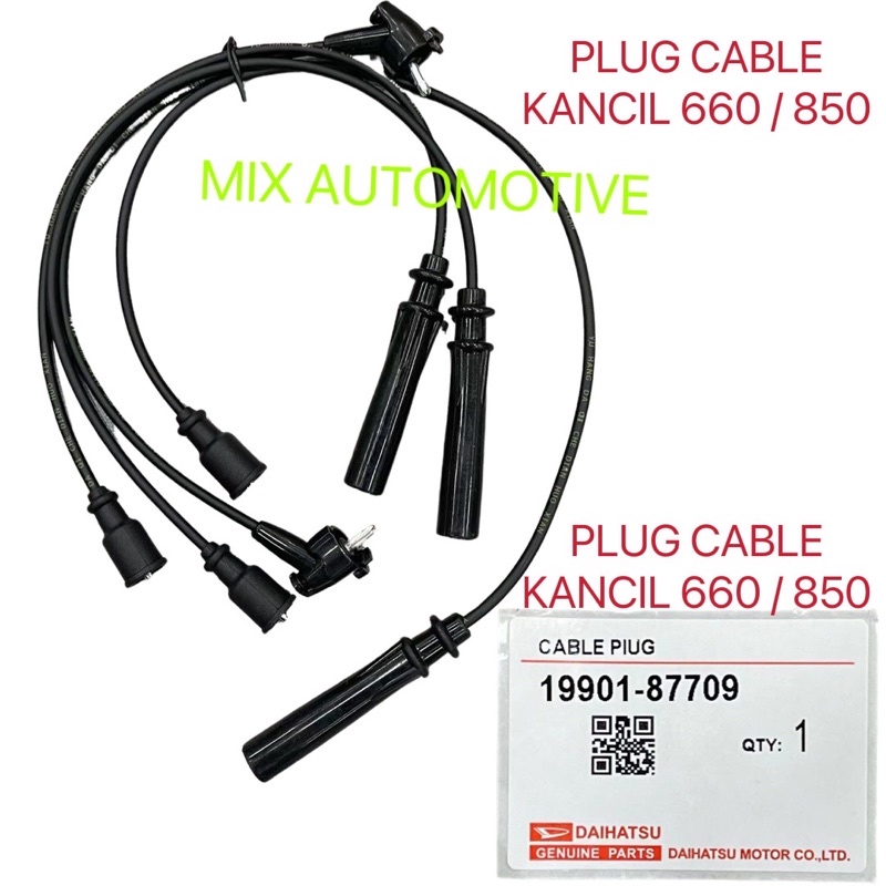 PLUG CABLE PERODUA KANCIL 660 / 850 19901-87709 DAIHATSU ORIGINAL ...