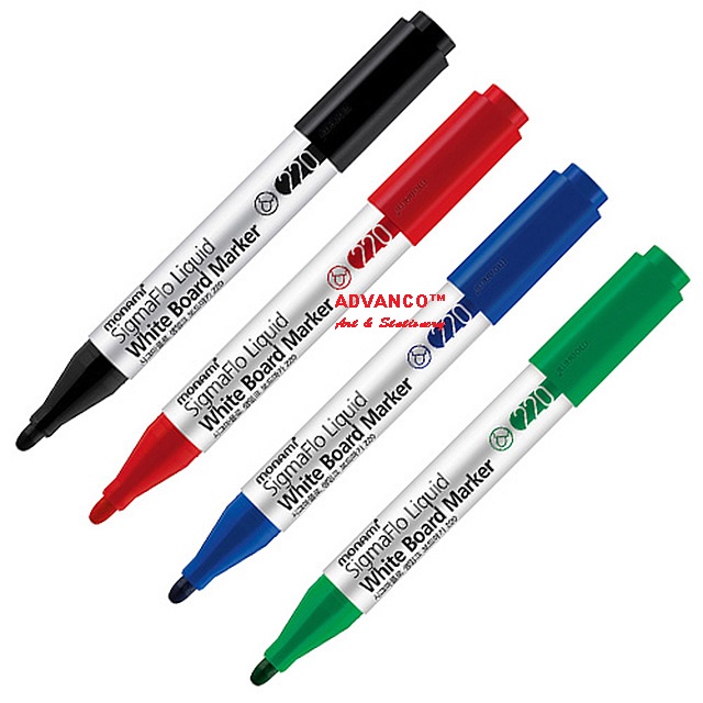 MONAMI SIGMAFLO WHITEBOARD MARKER BULLET 220 (AVAILABLE IN 4 STOCK ...