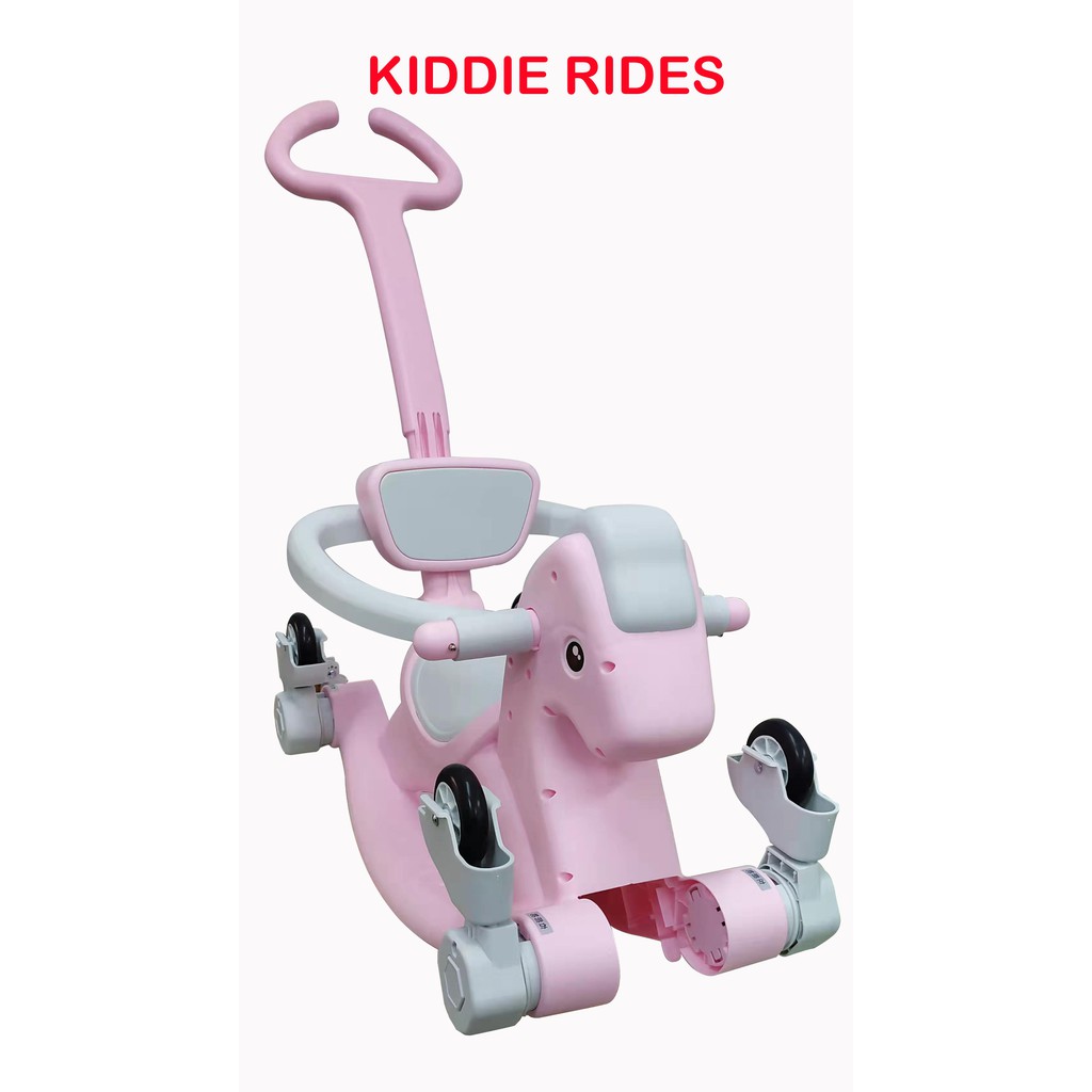 Double Purpose, Multifunction Kiddie Horse Ride Plus Stroller, with ...