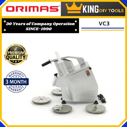 Orimas 550W (3/4HP) Commercial Vegetable Cutting Machine VC3 | Shopee ...