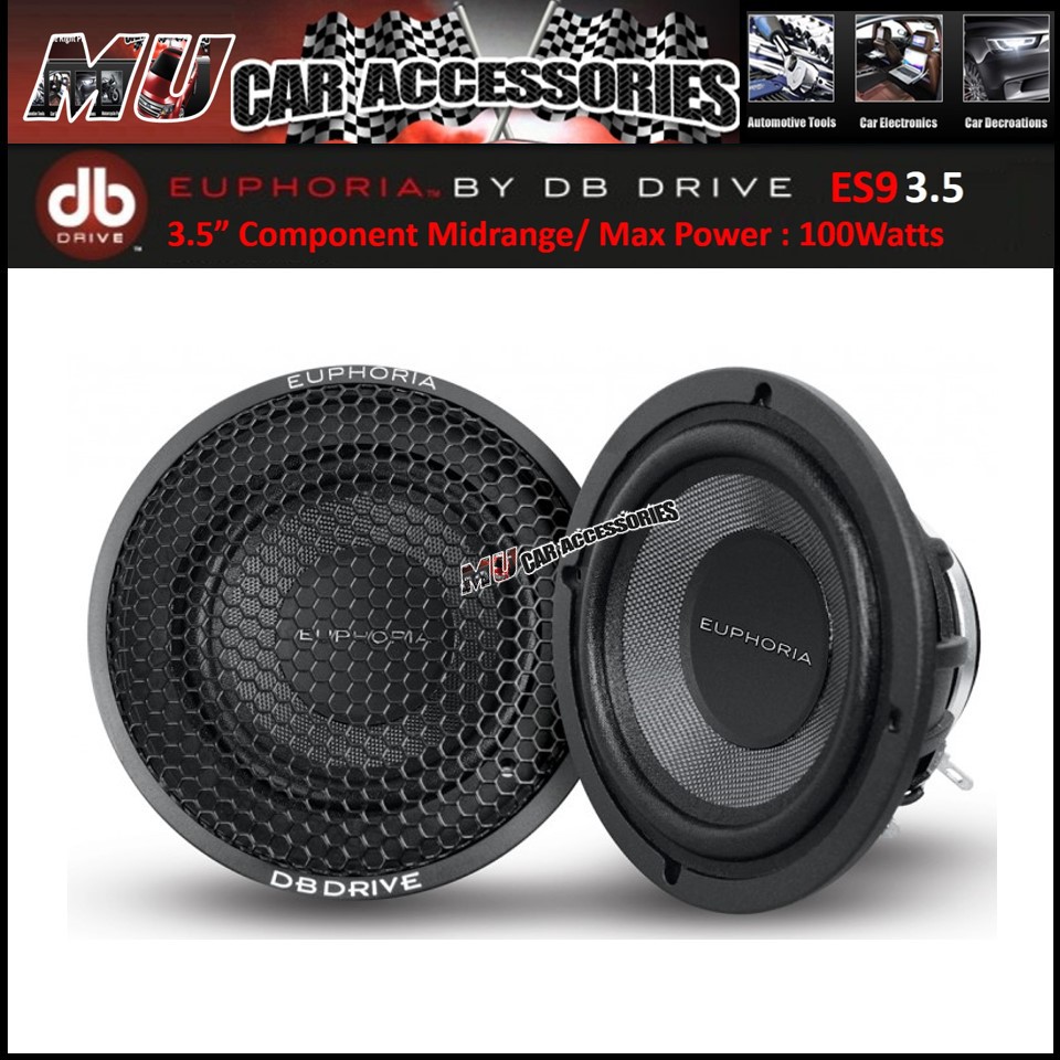 db Drive ES9 3.5 3.5" Inch Components Midrange Speakers (300Watts ...