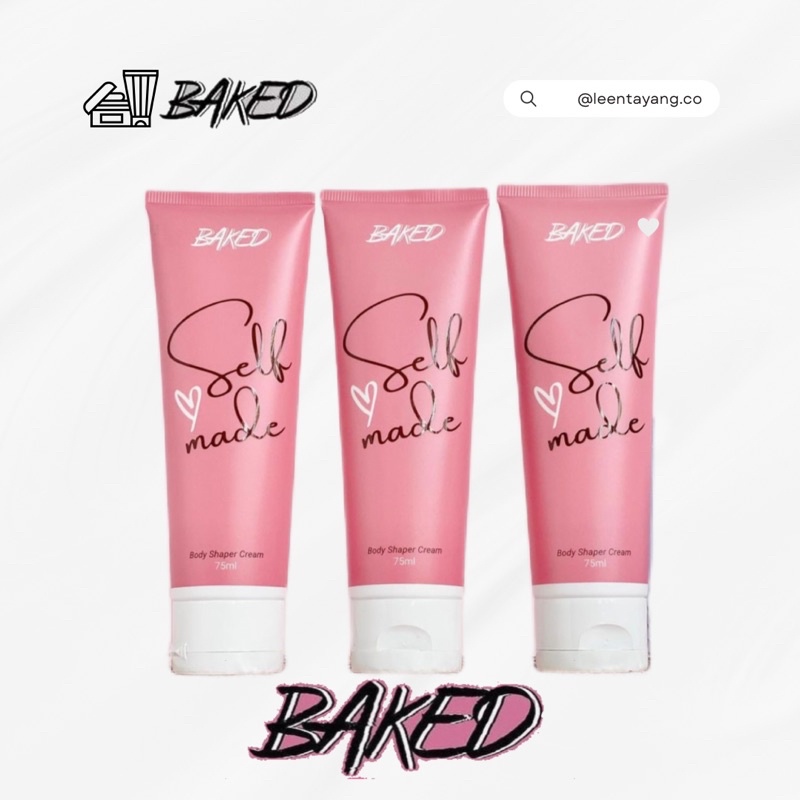 clearance BAKED body shaper cream 75ml self made box of 2 and 3 ...