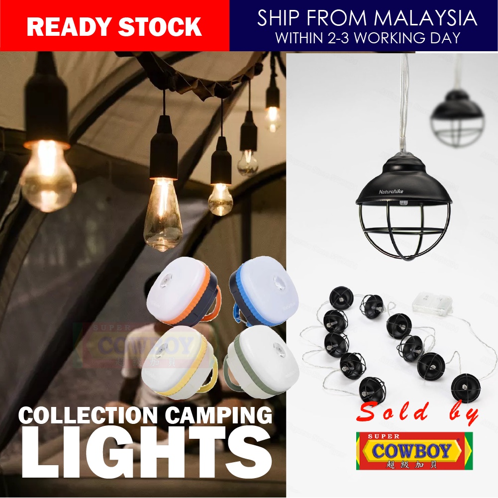 Naturehike Collection Camp Lamp NH16D300-C Pull Switchlight NH21ZM002 ...