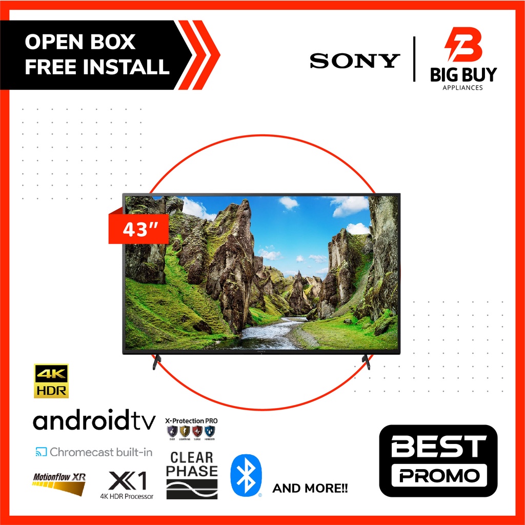 Sony 43” KD-43X75 KD43X75 X75 | 4K Ultra HD | High Dynamic Range (HDR ...