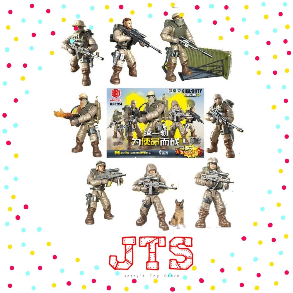 JTS X-BLOCK Call of Duty Minifigures XJ-9904 Mini Figure Building Block ...