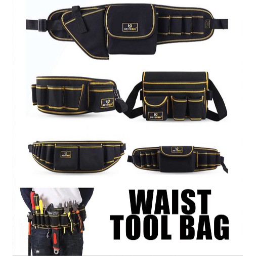 Beg Spanar Hardware Tool Kit Bag Waist Pocket Tool Bag Pouch Tool Bag ...