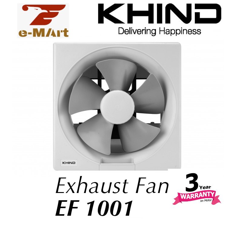 KHIND Exhaust Fan 10" (EF1001) / 12” ( EF1201) Kipas Ekzos | Shopee ...