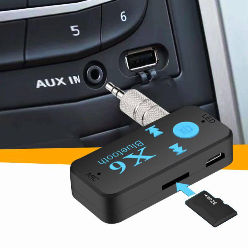 Upgrade X6 5.0 Bluetooth Stereo Audio Receiver Transmitter/3 in 1 Mini ...