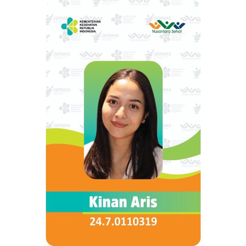 Healthy Nusantara Id card, Kemenkes Id card Puskesmas, Healthy Name ...