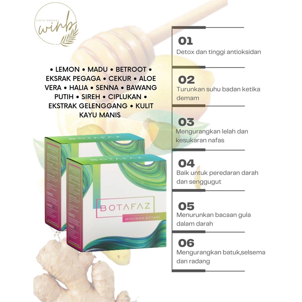 BOTAFAZ - Minuman Harian Berkhasiat (Free 1 sachet Random Sample ...