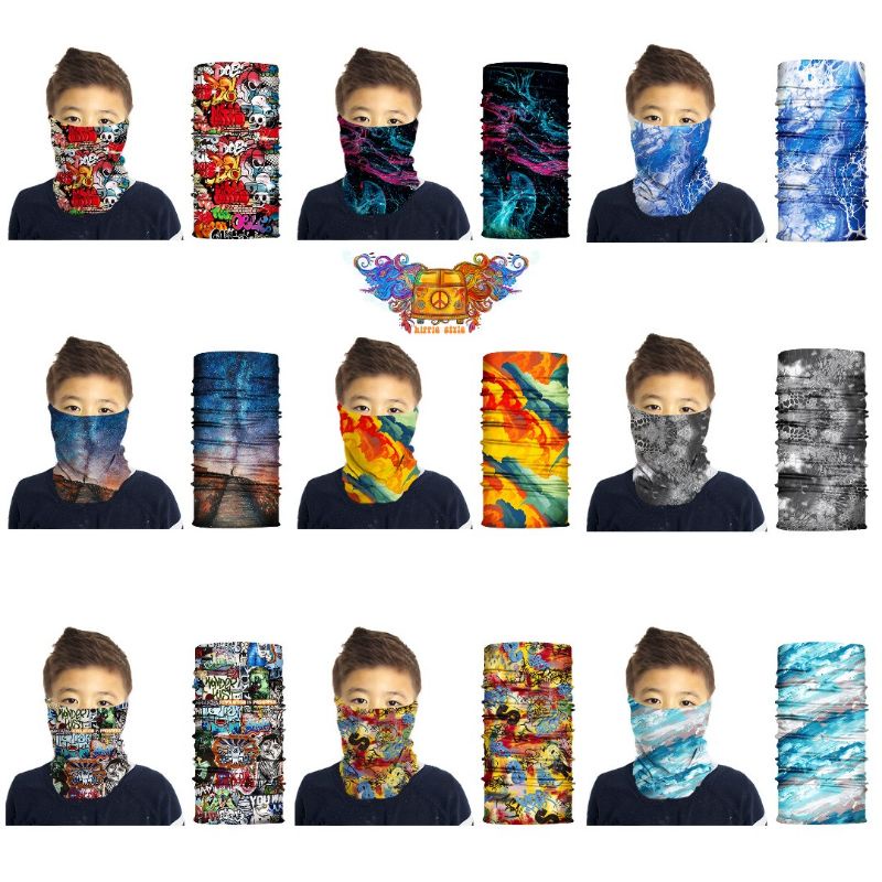 Kids Buff Bandana Budak Sarung Kepala Kanak-Kanak Headscarf Headwear ...