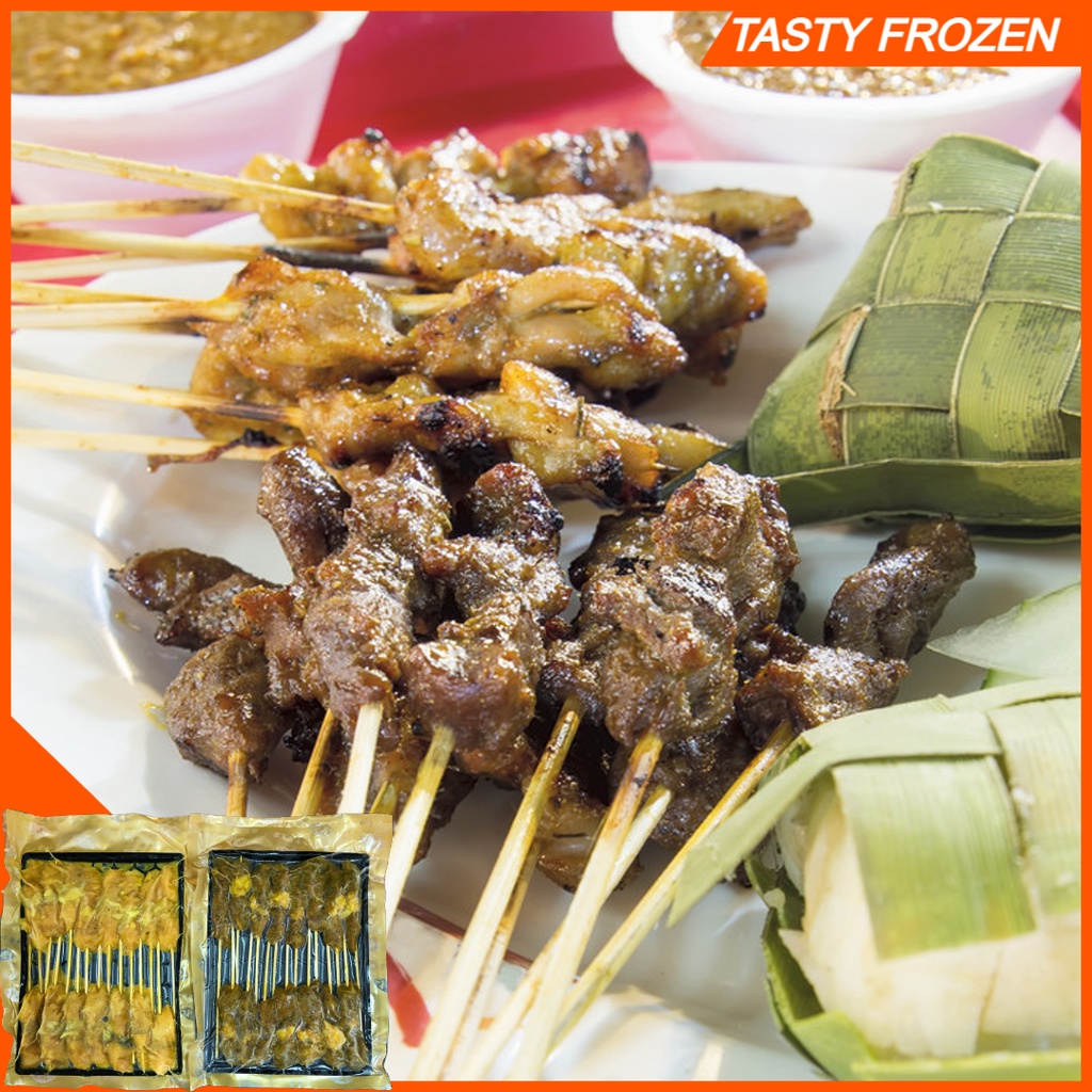 [TASTY FROZEN] Satay 沙爹 15pcs (Chicken/Mutton) | Shopee Malaysia