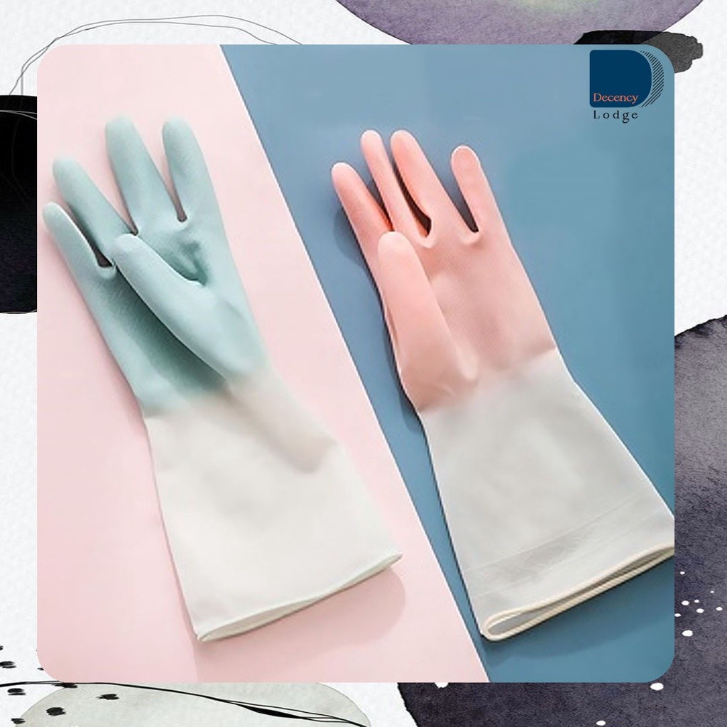 KITCHEN CLEANING GLOVE RUBBER GLOVE SARUNG TANGAN CUCIAN HOUSEKEEPING ...