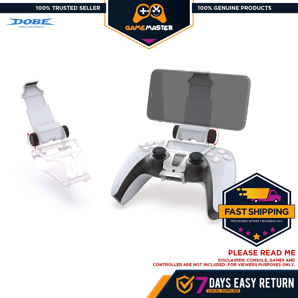 Dobe PS5 Controller DS5 Adjustable Clip Wireless Handle Bracket by Game ...