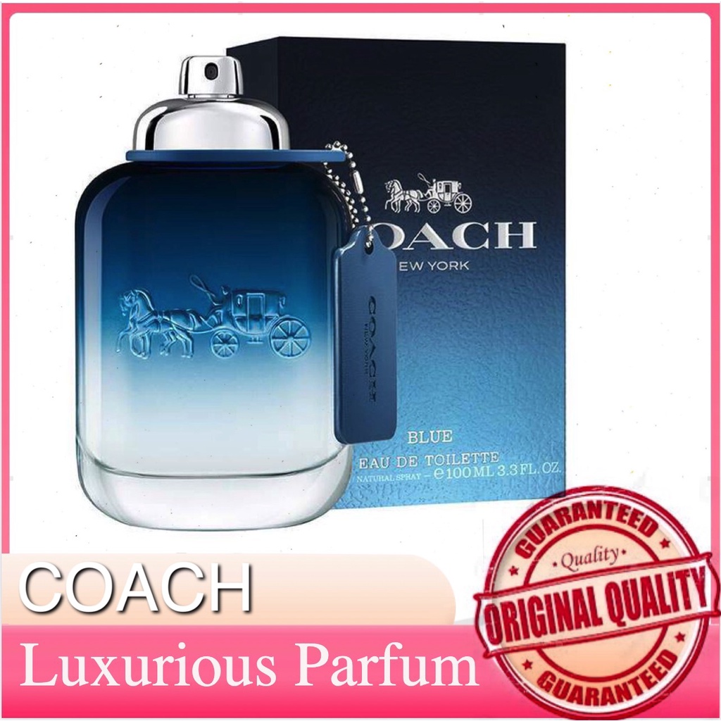 ORIGINAL Coach Blue by Coach 100ml EDT | Shopee Malaysia