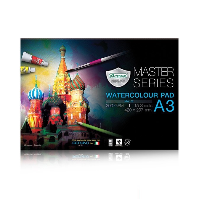 Drawing Book MASTER ART A3 Size Model MW102 For Wood Paint Watercolor ...