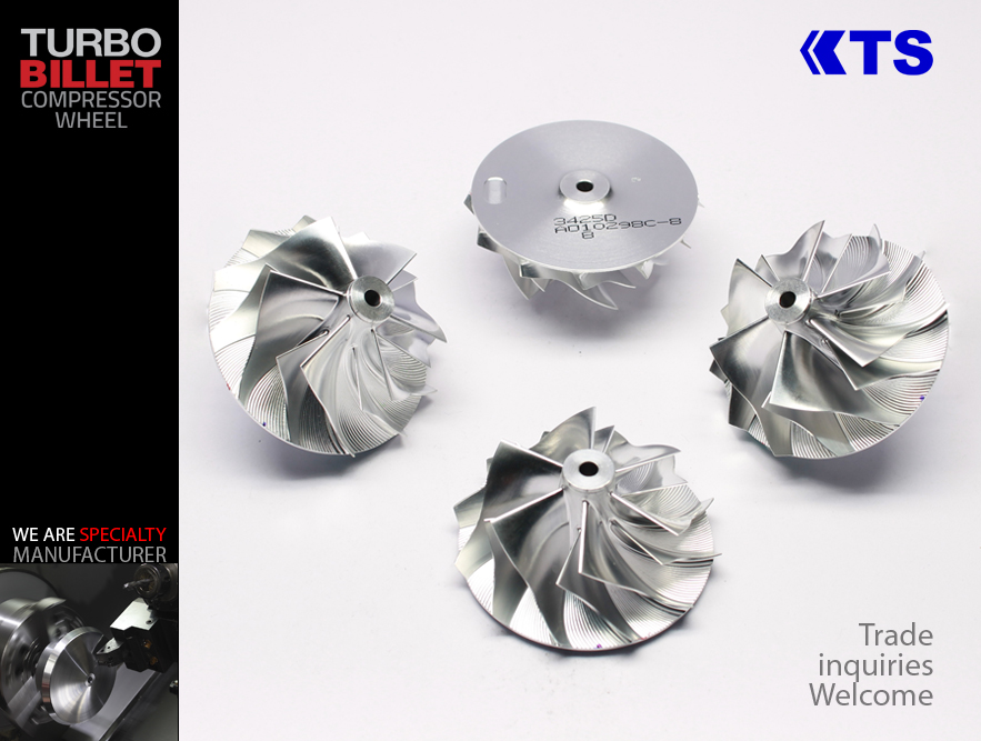 KTS Turbobillet X - Billet Compressor Wheel | MFS3425C - KP35 (45.09/56 ...