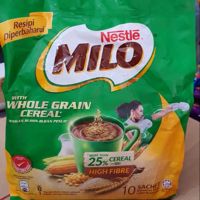 Milo cereal Malaysia 36g x 10 packs | Shopee Malaysia