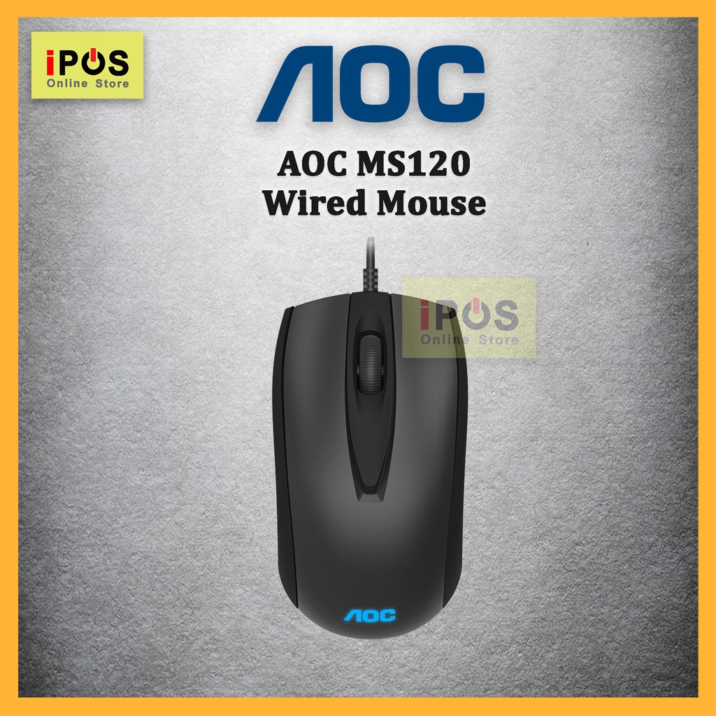 AOC MS120 Wired Mouse | Shopee Malaysia