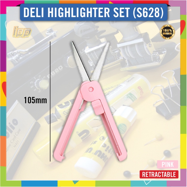 Deli Portable Retractable Scissor / Pocket Scissor (6072) | Shopee Malaysia