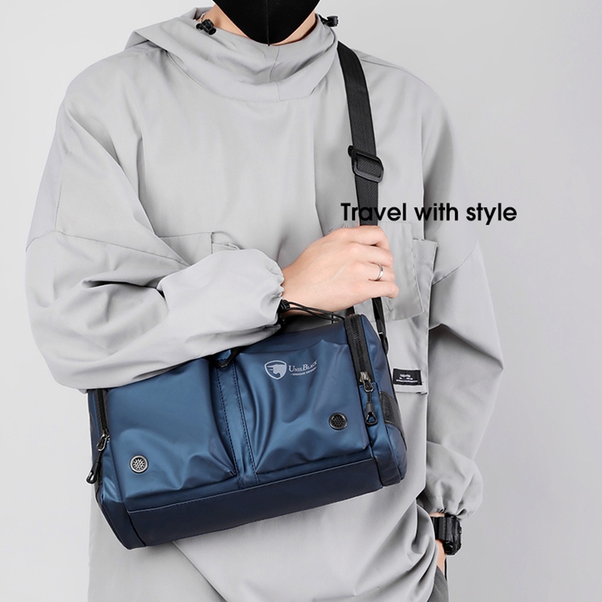 UnisBlack New Fashion Men Sling/Chest Bag USL-018 | Shopee Malaysia
