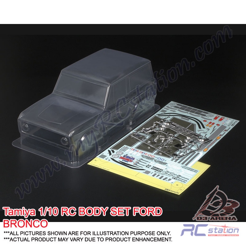 Tamiya Body Shell #51388 - 1/10 RC BODY SET FORD BRONCO [51388 ...