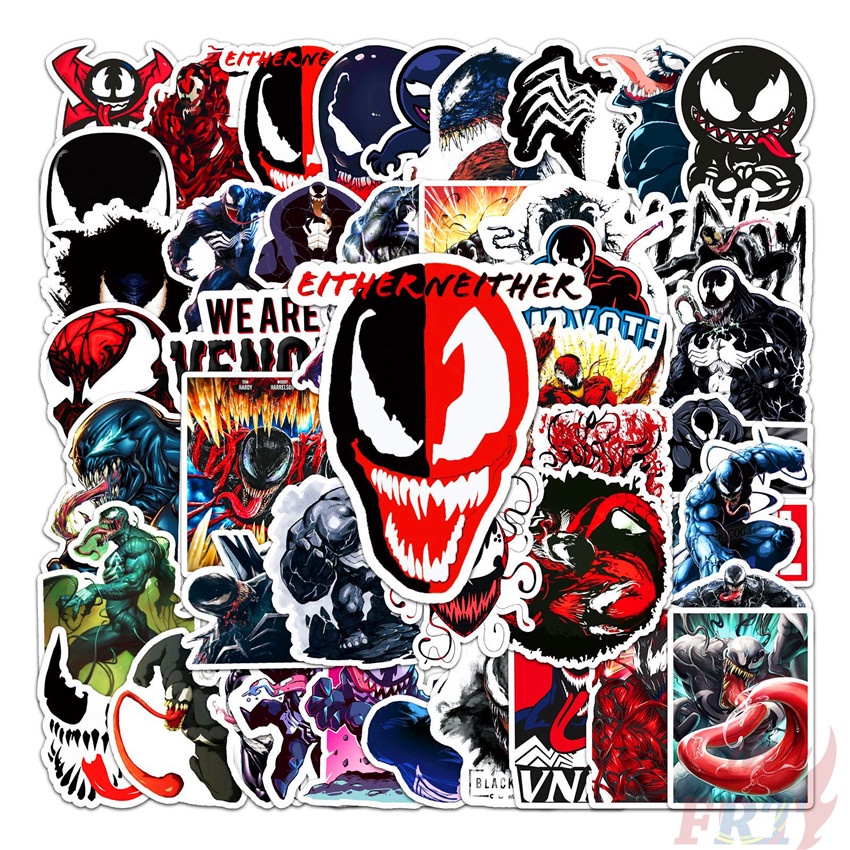 Venom Series 02 Stickers 50Pcs/Set Marvel Superhero DIY Fashion Luggage ...