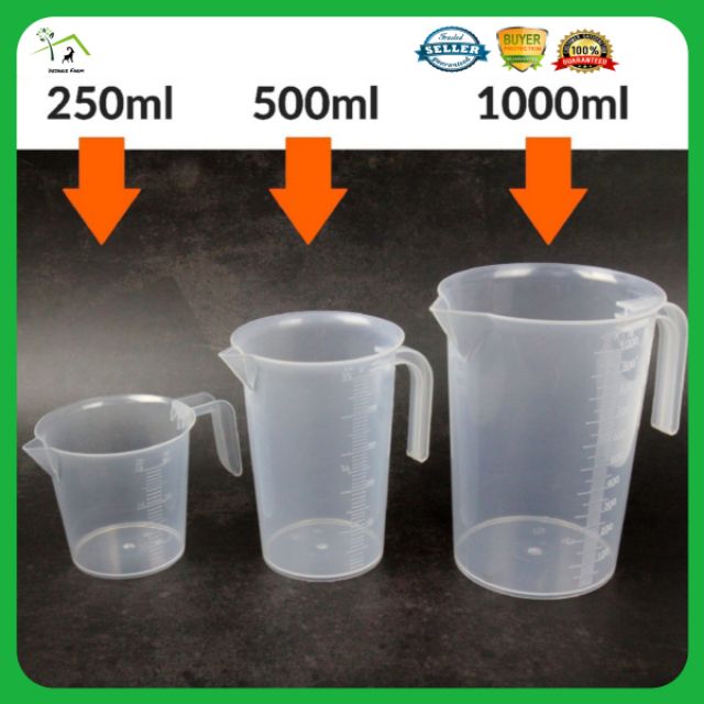 Transparent Kitchen Jug Container Measuring Cup Jug Tool V-Shaped Spout ...