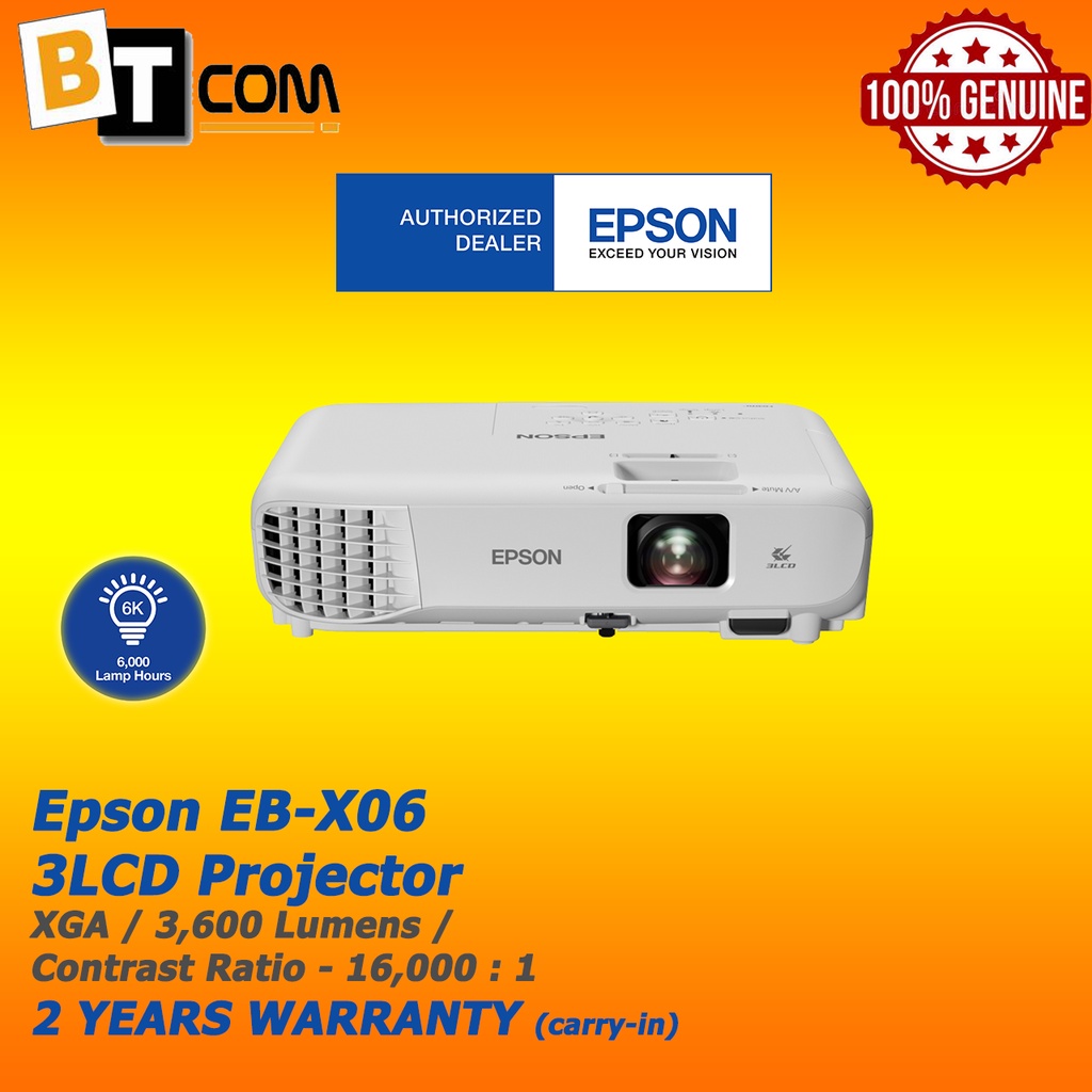 Epson EB-X06 XGA 3LCD Projector | Shopee Malaysia