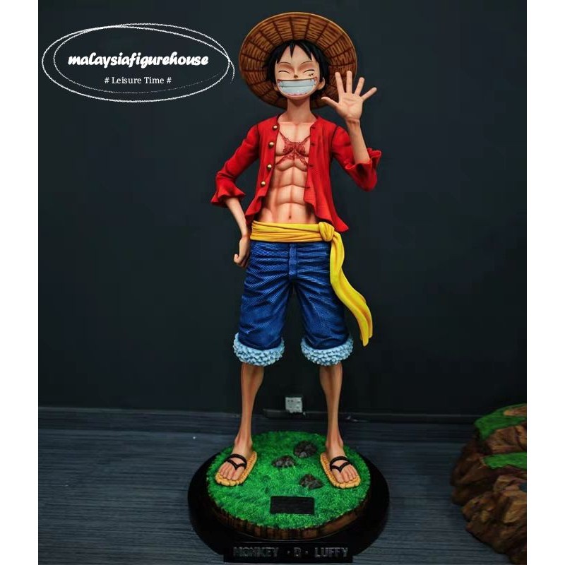 🔥BIG OFFER🔥1/1 SCALE ONE PIECE SMILE LUFFY CUSTOM MAKE GK RESIN STATUE ...