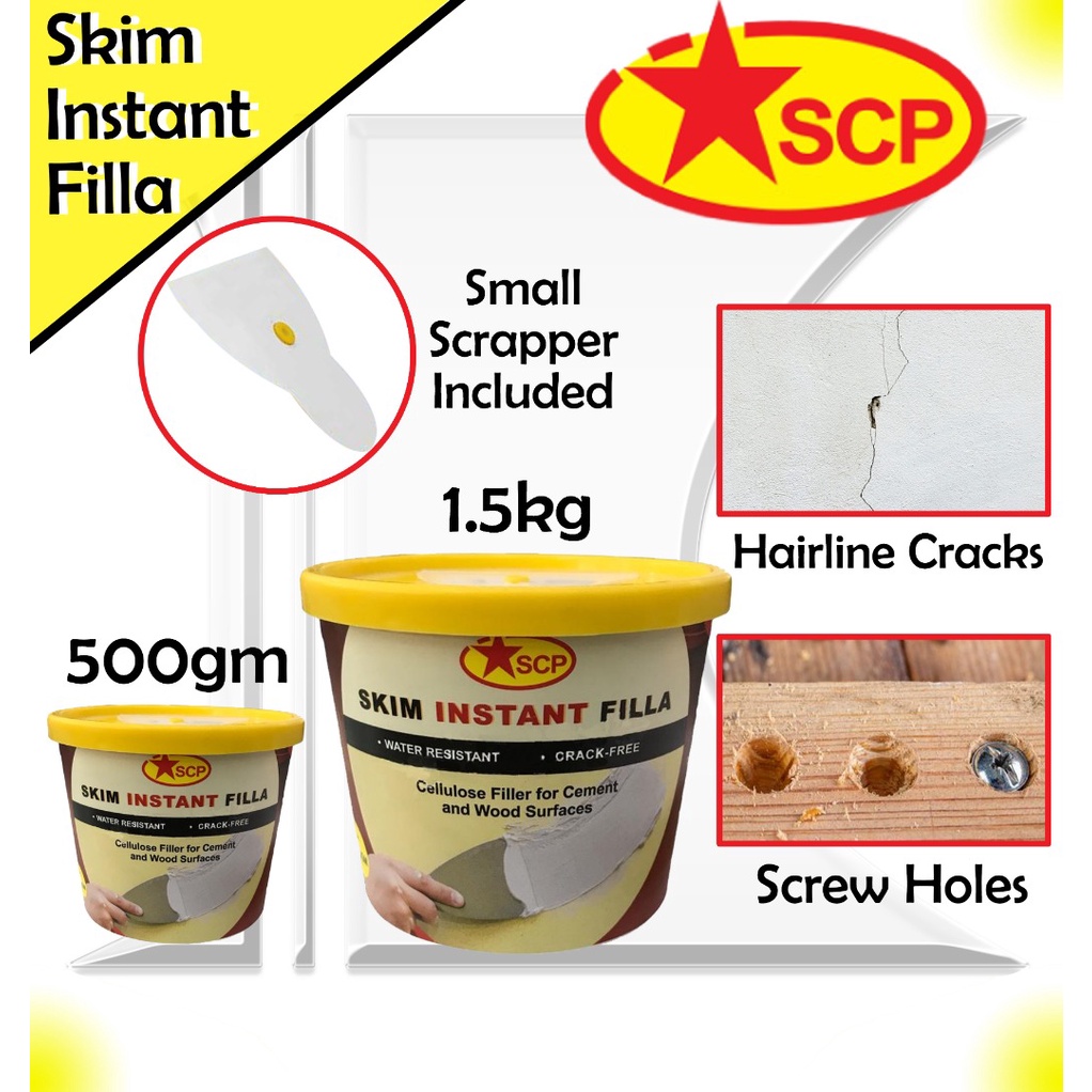 SCP Skim Instant Filla / Wall Filla / Putty Filla for Interior ...
