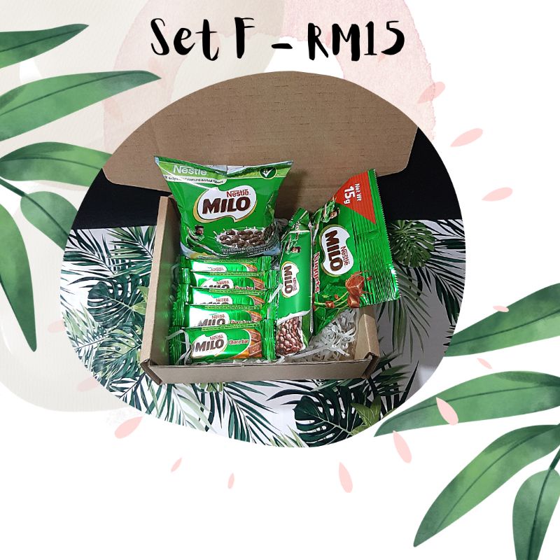 🔥 FREE STICKER GAMBAR 🔥 MILO Gift box Surprise box Chocolate Box ...