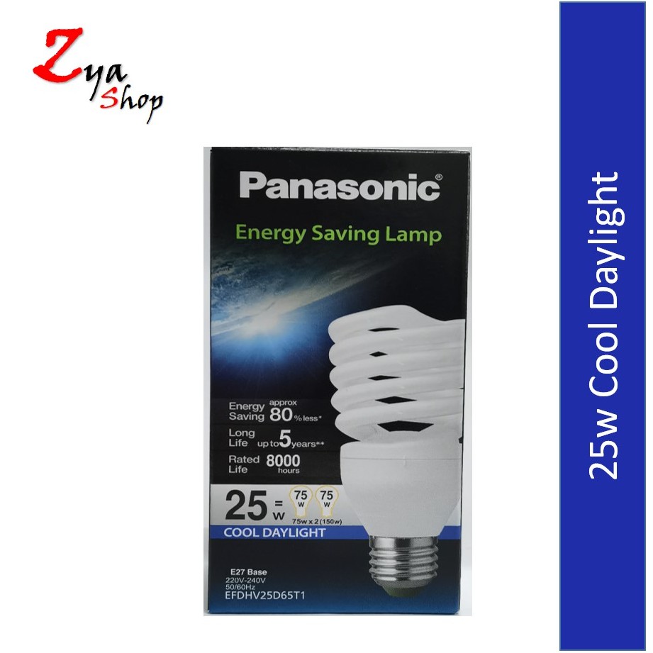 Panasonic 25W Energy Saving Lamp (Cool Daylight/Soft Warm) | Shopee ...