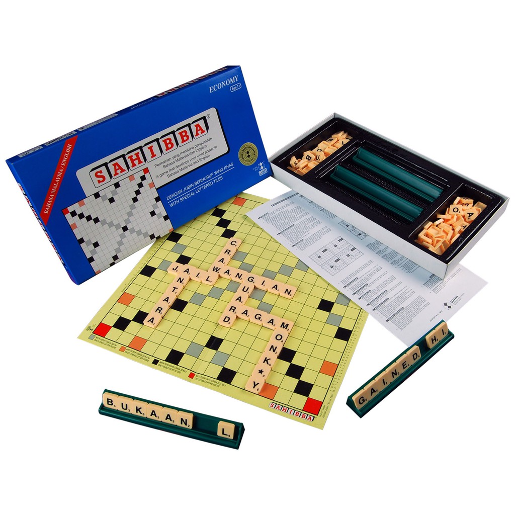 SPM GAMES Sahibba - Economy with Special Lettered Tiles - Bahasa Melayu ...