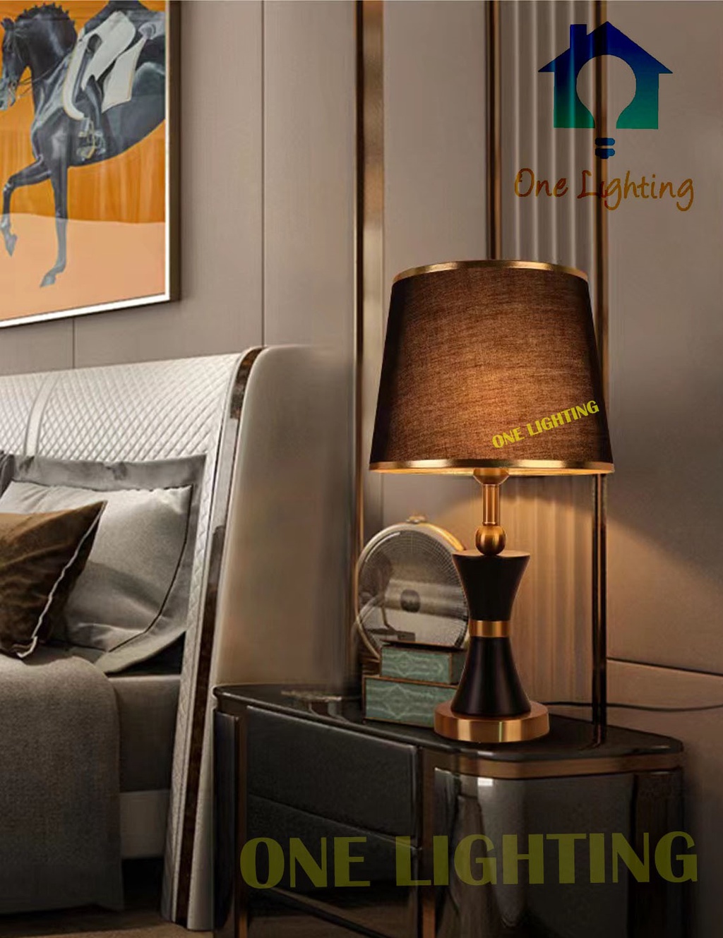 Decorative Bedside Table Lamp Modern Nordic Design Desk Lamp Lampu Sisi ...