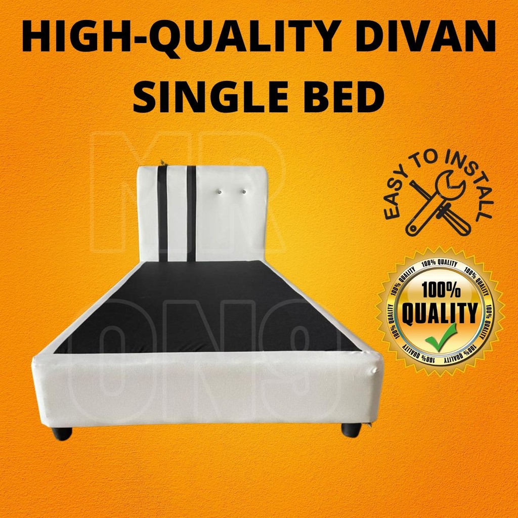 Katil Single Divan/Divan Single Bed/Divan/Katil Single Murah Direct ...